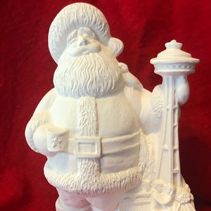 Rare Gare Molds Washington State Santa in Ceramic Bisque Ready - Etsy