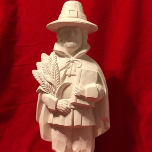Clay Magic's Hammered Male Pilgrim in Ceramic Bisque Ready to Paint - Etsy