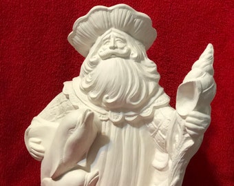 Ceramic Bisque Antique Mountain Santa Gare 2496 Ready to Paint - Etsy