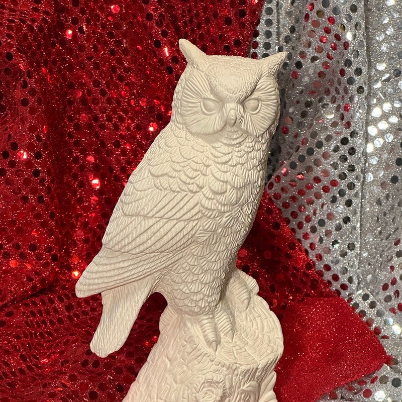 Ceramic Owl Sculpture - Etsy
