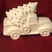 Clay Magic Truck - Handmade Bisque Ceramic Truck - Collectible Truck ...