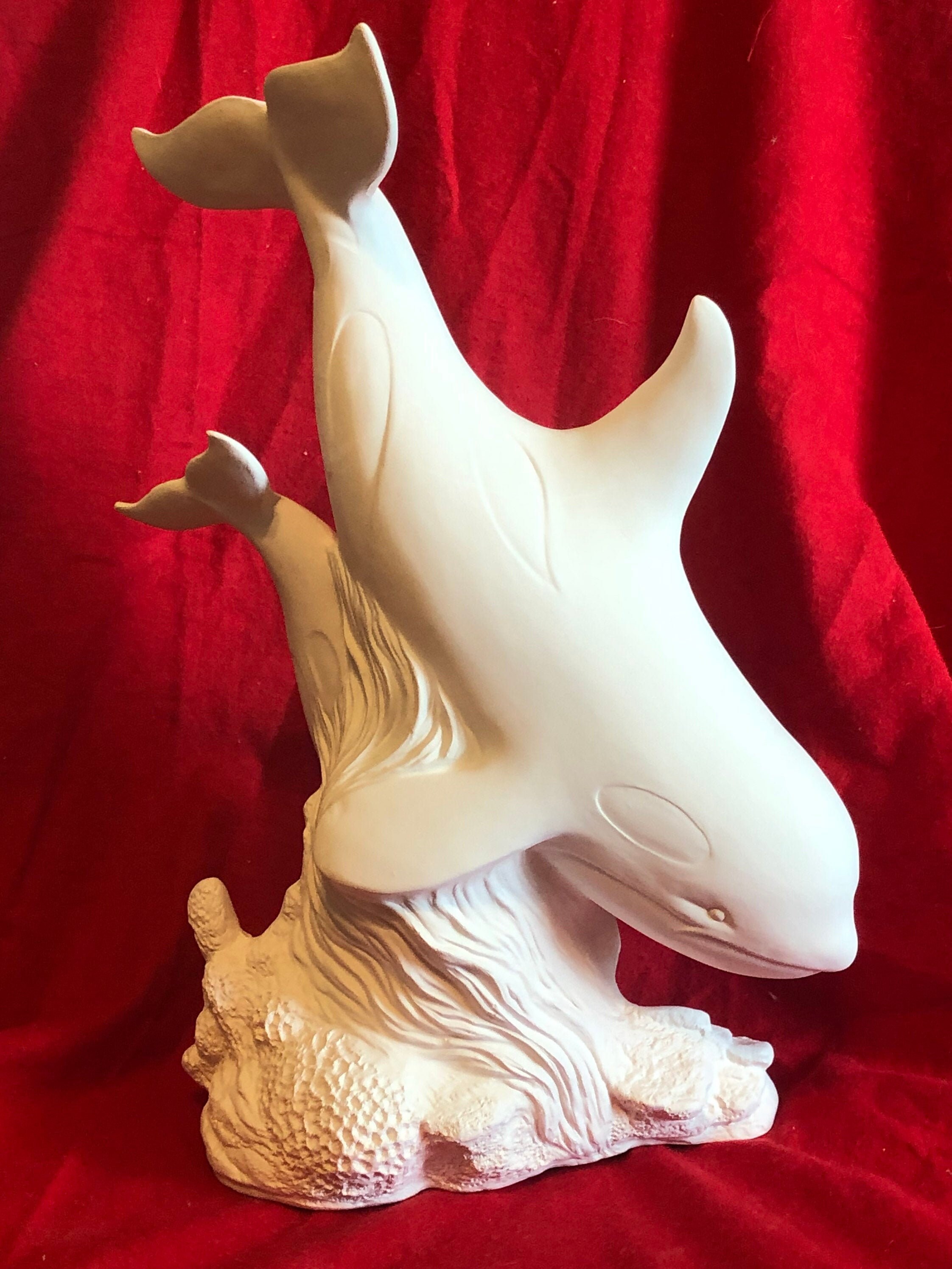 DIY Ceramic Bisque Whale - Ready-to-Paint - DIY - Ceramics to Paint ... DIY Ceramic Bisque Whale - Ready-to-Paint - DIY - Ceramics to Paint ...