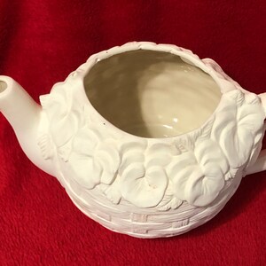 Pansey Tea Pot Ceramic Bisque Ready to Paint by Jmdceramicsart - Etsy