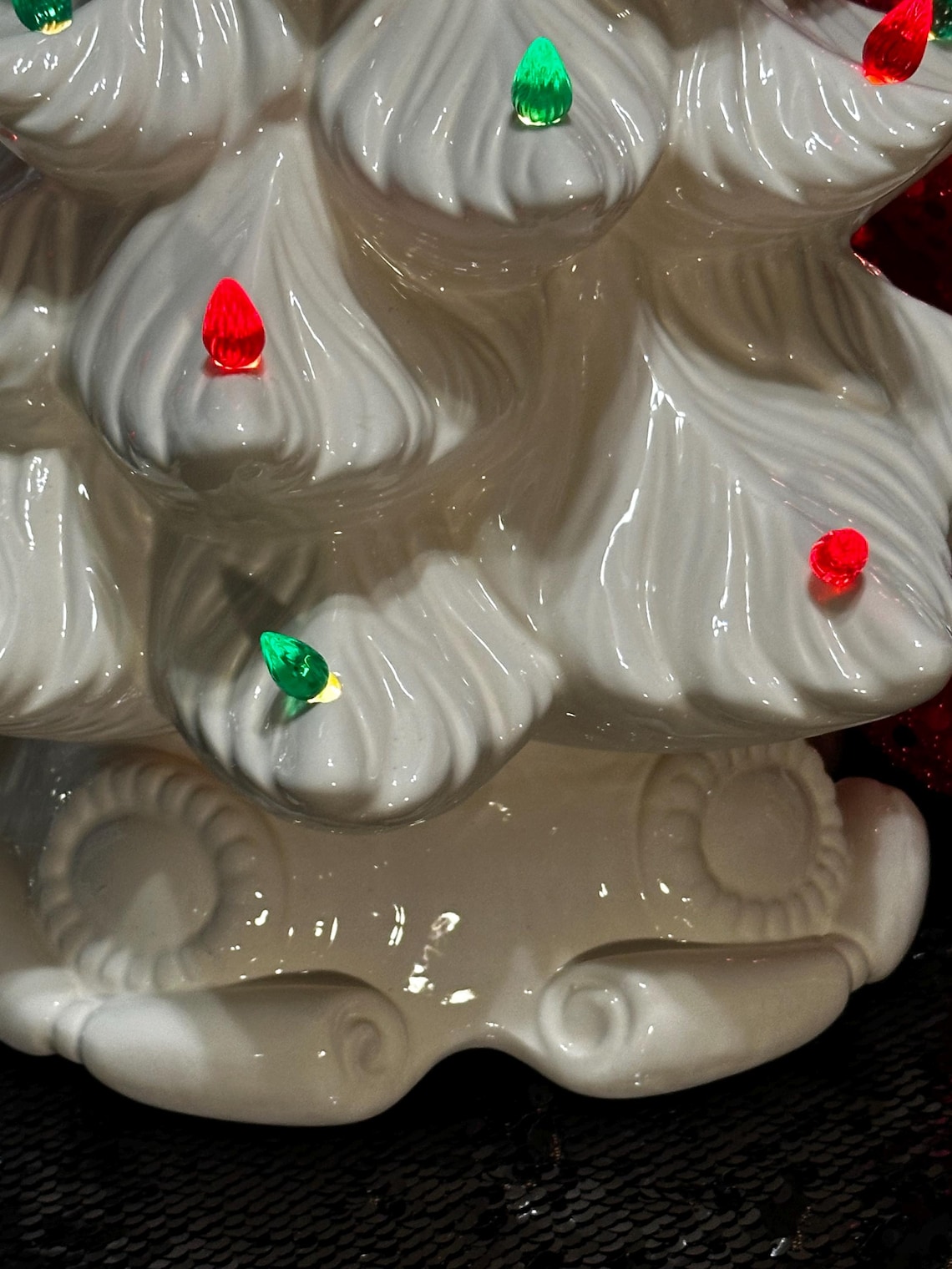 Handmade Ceramic Christmas Tree With Lights: Festive Holiday Decor - Etsy