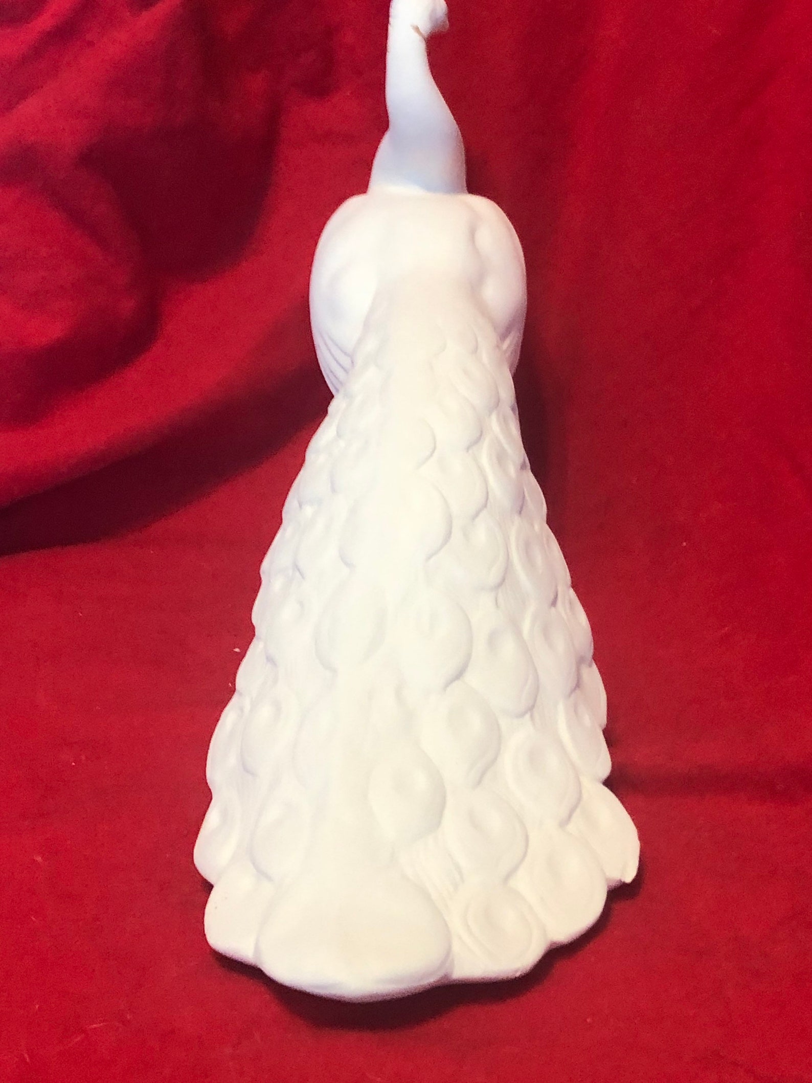 Medium Ceramic Peacock in Bisque Ready to Paint - Etsy