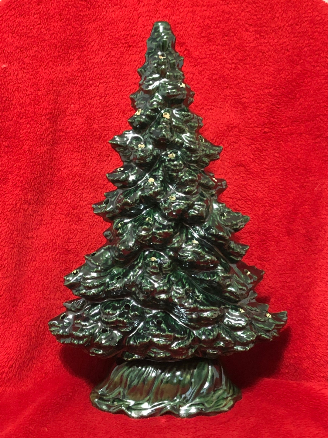 Glazed Ceramic Tampa Bay Mantle Tree and Base - Etsy