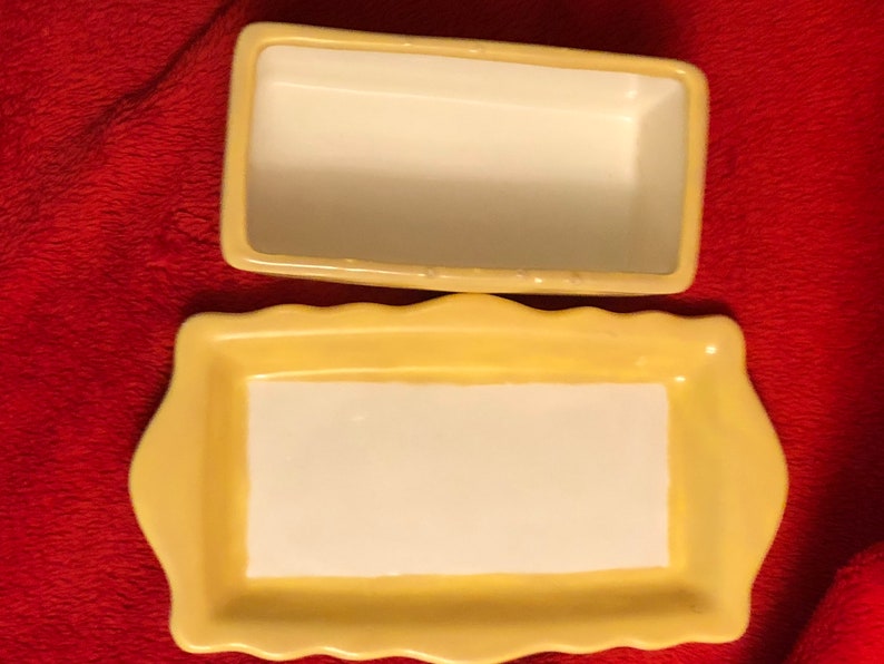 Glazed Ceramic Vintage Butter Dish - Etsy