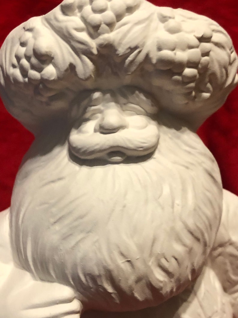 Rare Gare Molds Fruit and Vegetable Santa in Ceramic Bisque - Etsy