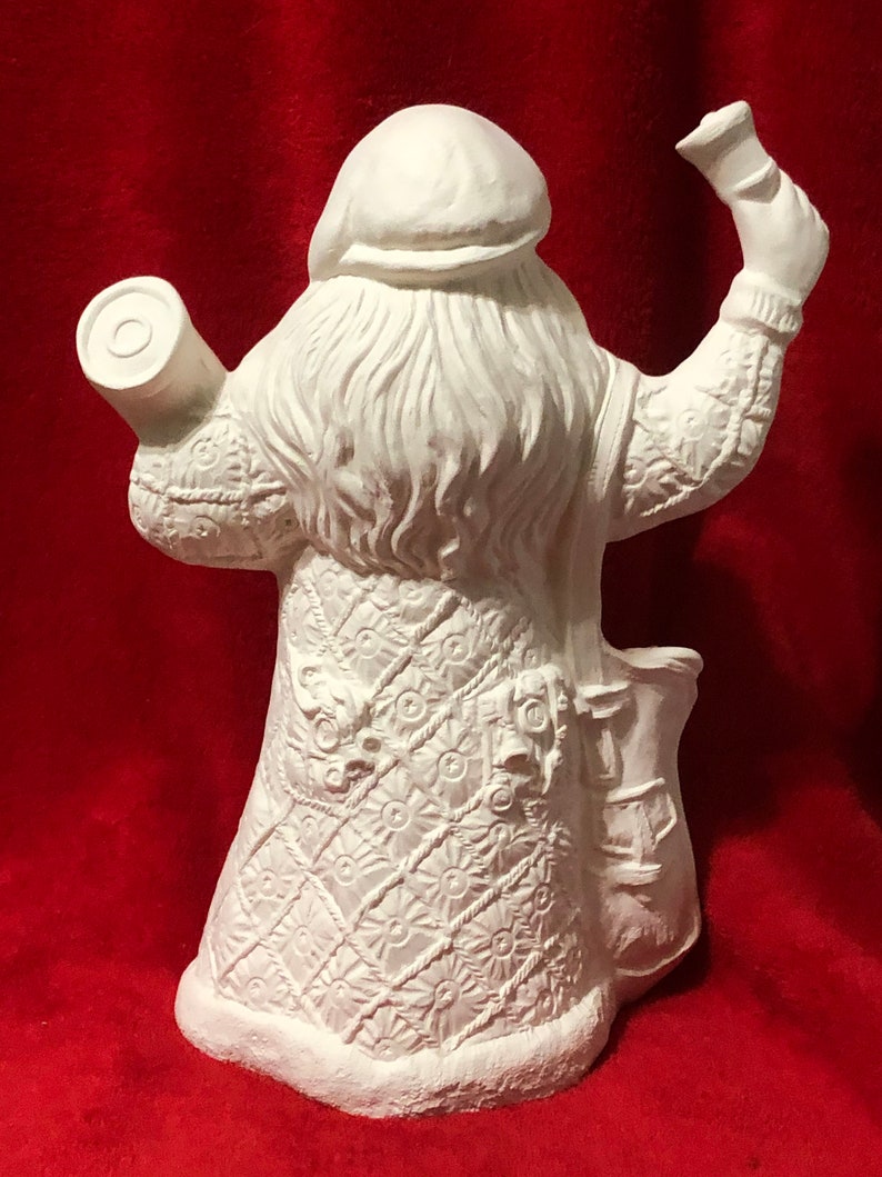 Father Time Santa Ceramic Bisque Ready to Paint by | Etsy