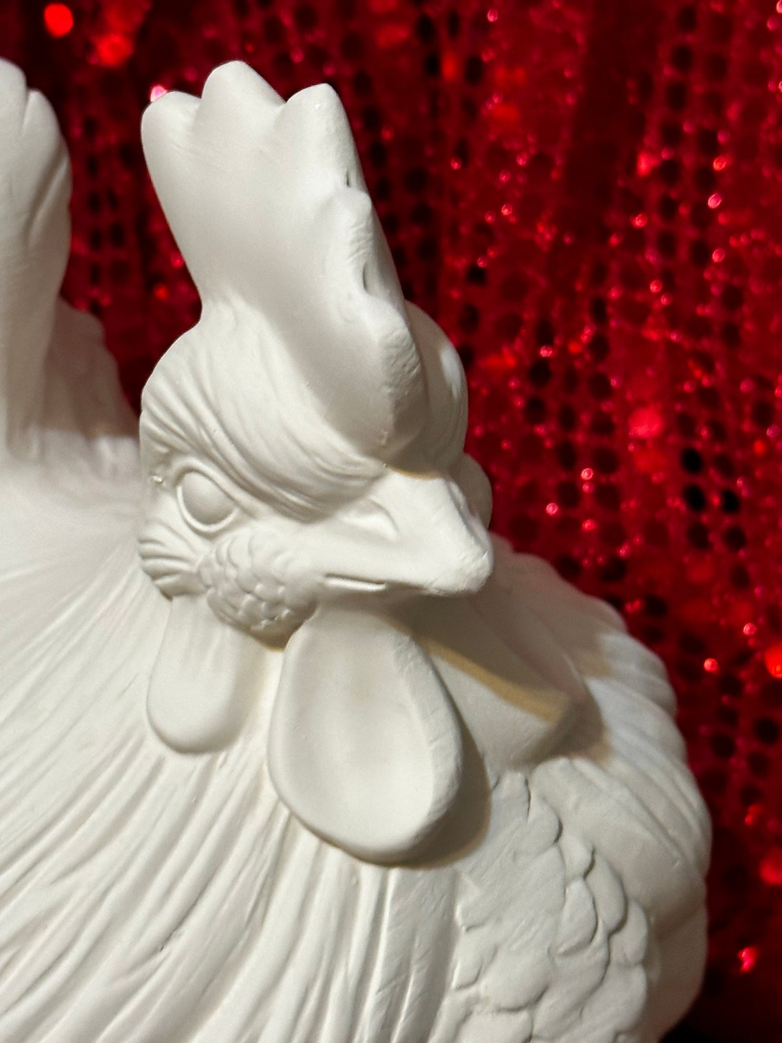 Rare Atlantic Molds Hen Cookie Jar in Ceramic Bisque Ready to Paint by ...