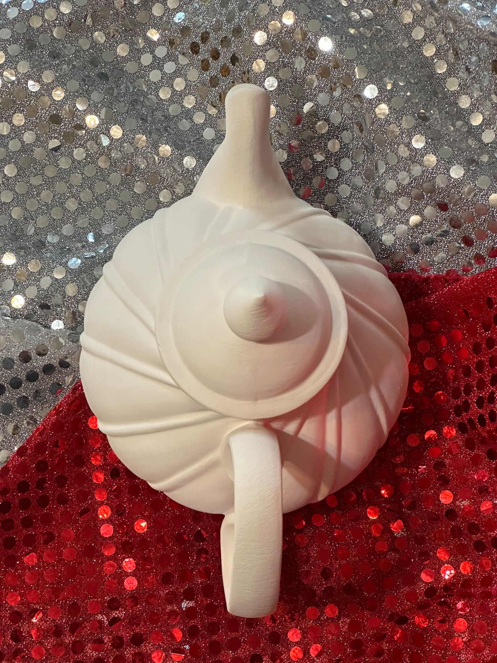 Gare Molds Spiral Teapot in Ceramic Bisque Ready to Paint by ...