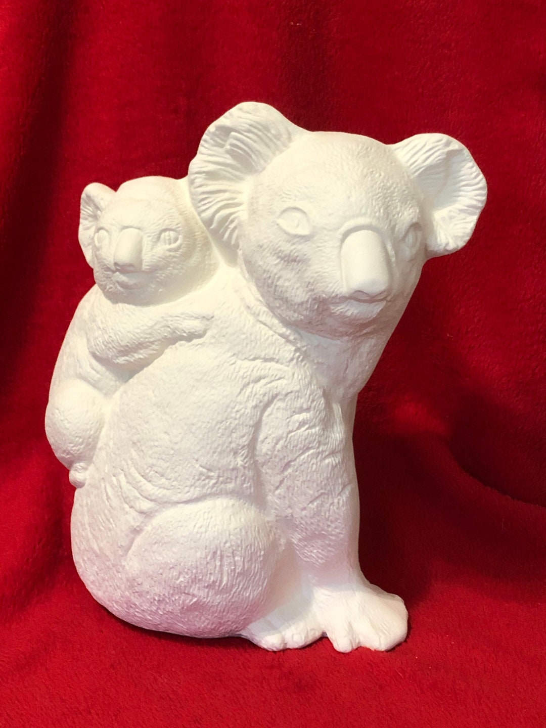 Ceramic Mother and Baby Koala Bears in Bisque Ready to Paint by ...
