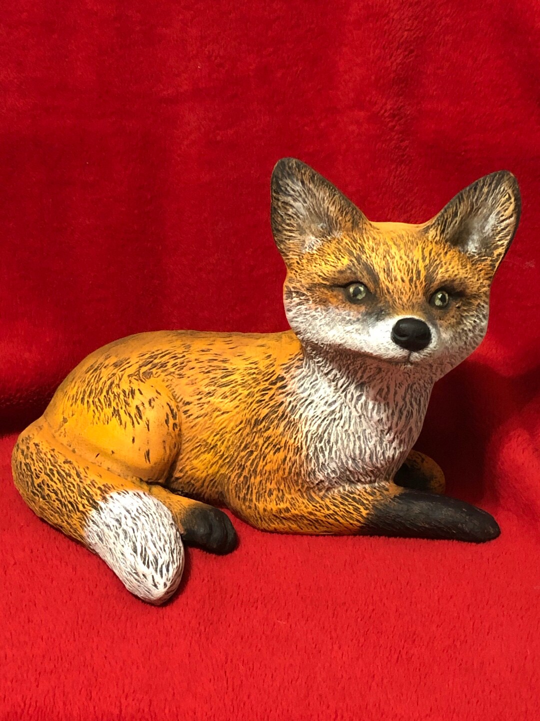 Dry Brushed Ceramic Fox Pup Using Mayco Softee Stains - Etsy