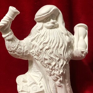 Father Time Santa Ceramic Bisque Ready to Paint by Jmdceramicsart - Etsy