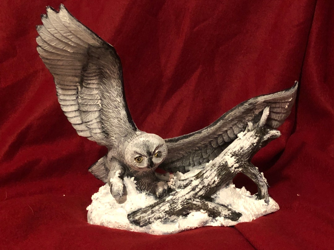 Ceramic Dry Brushed Snow Owl Using Mayco Softee Stains and Non - Etsy