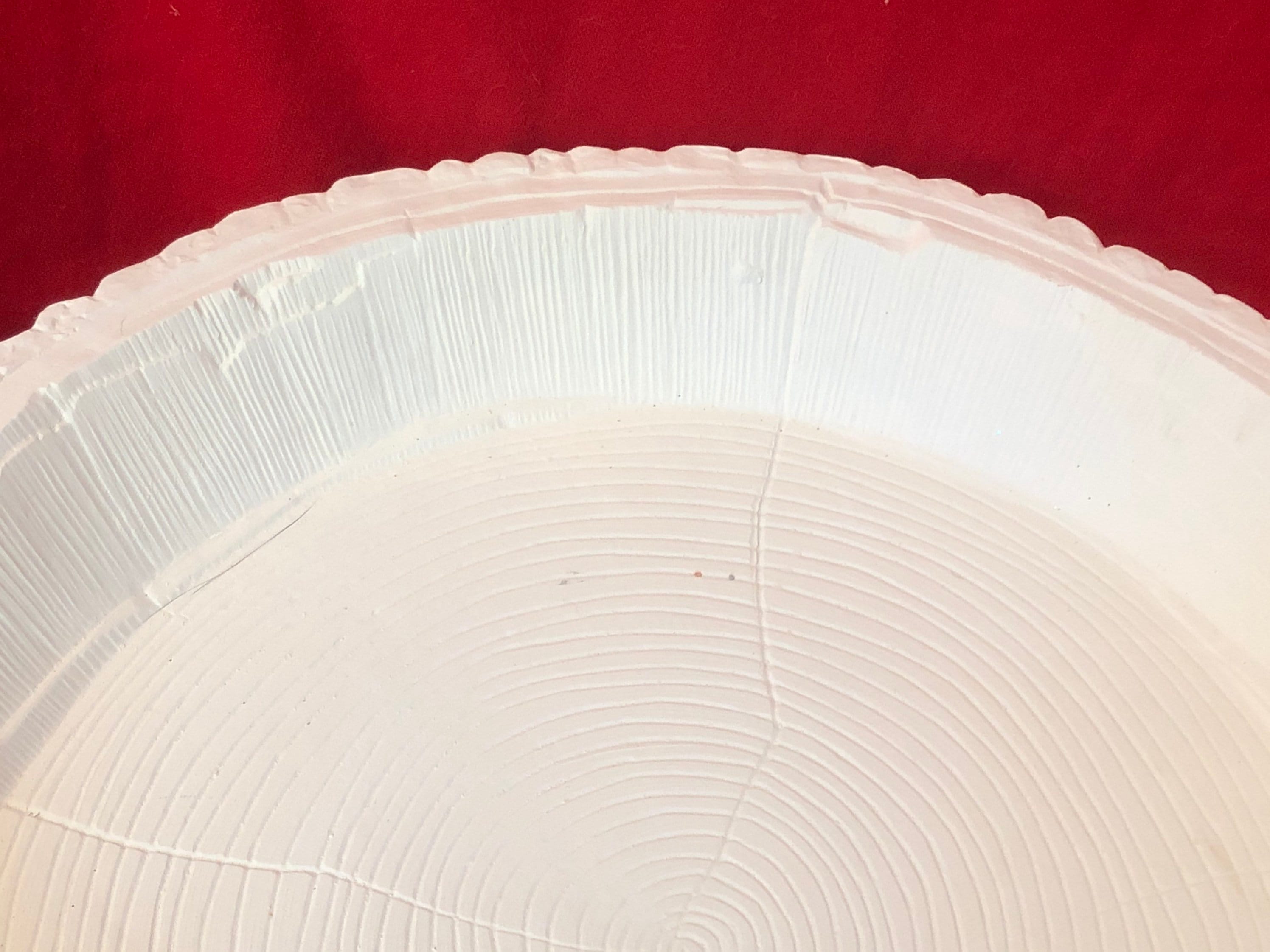 Ceramic Tree Stump Bowl in Bisque Ready to Paint by - Etsy
