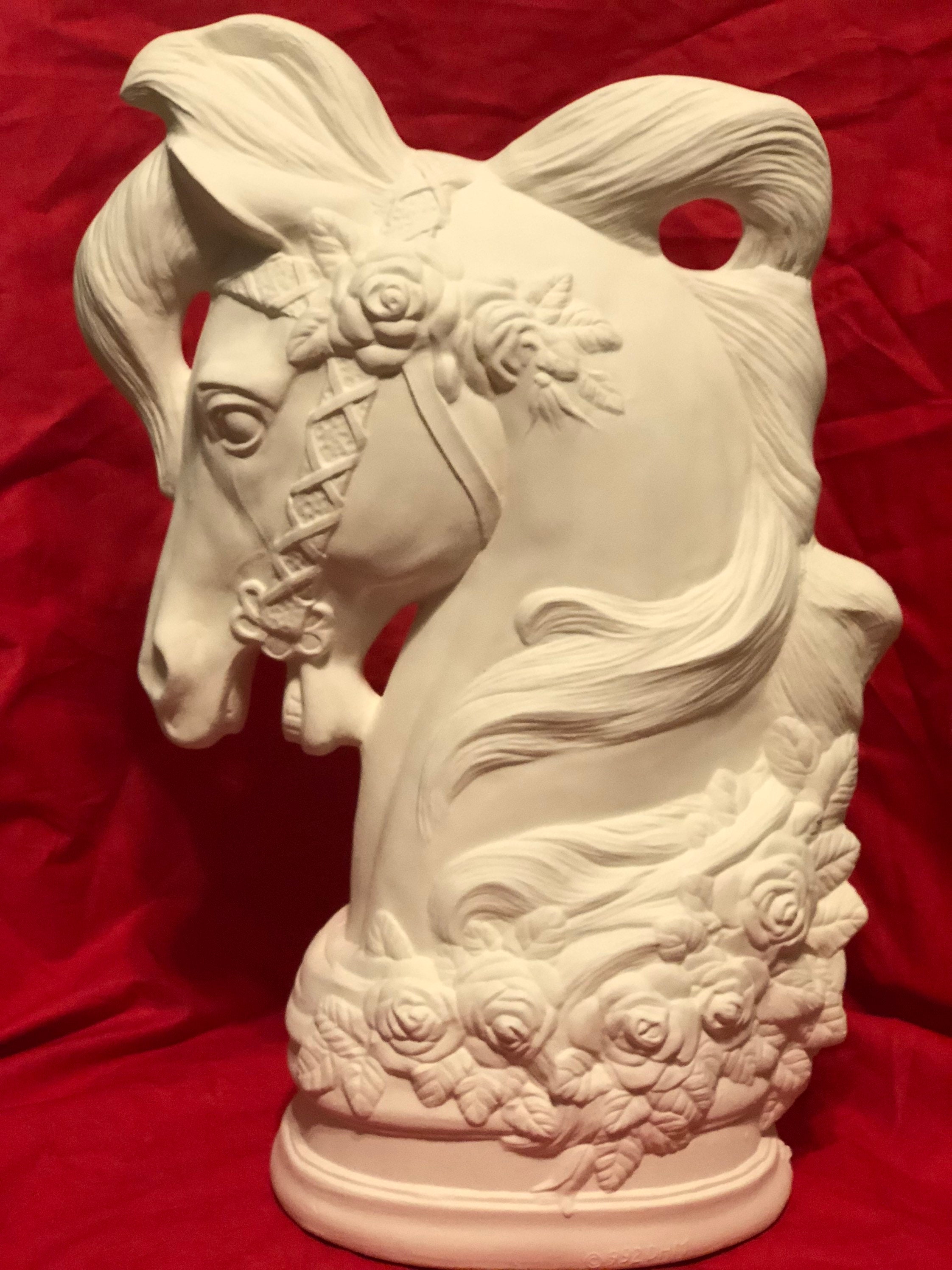 Carousel Horse Ceramic Bisque ready to paint by jmdceramicsart