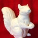 Ceramic Squirrel With Acorn in Bisque Ready to Paint - Etsy
