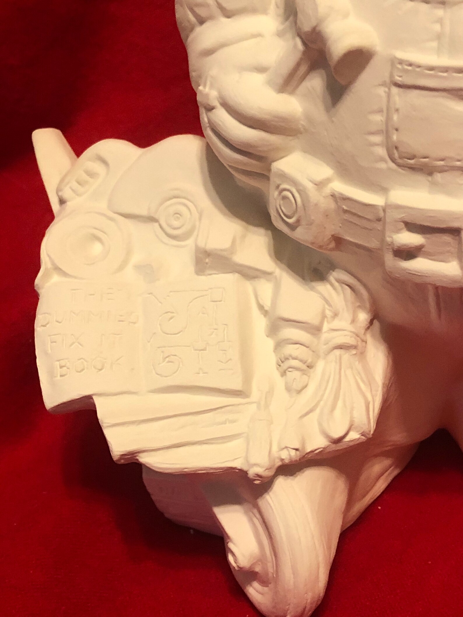 Rare Gare Molds Handy Man Santa in Ceramic Bisque Ready to Paint by ...