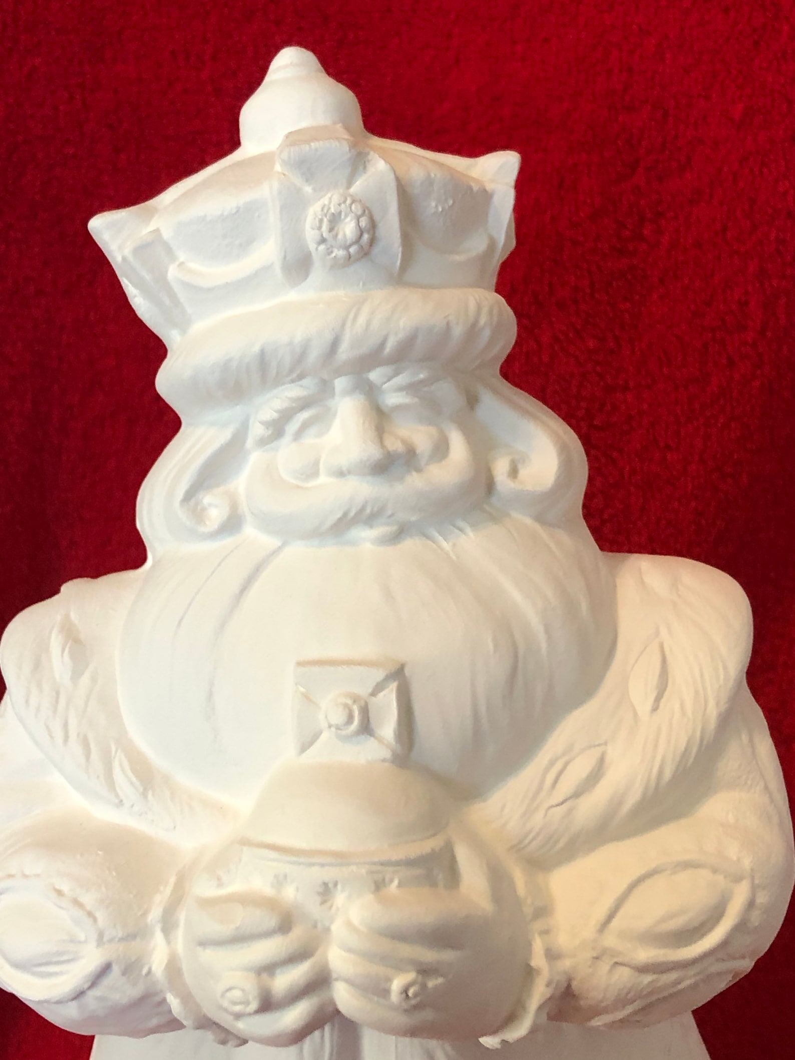 Ceramic Royal Renaissance Santa in Bisque Ready to Paint - Etsy