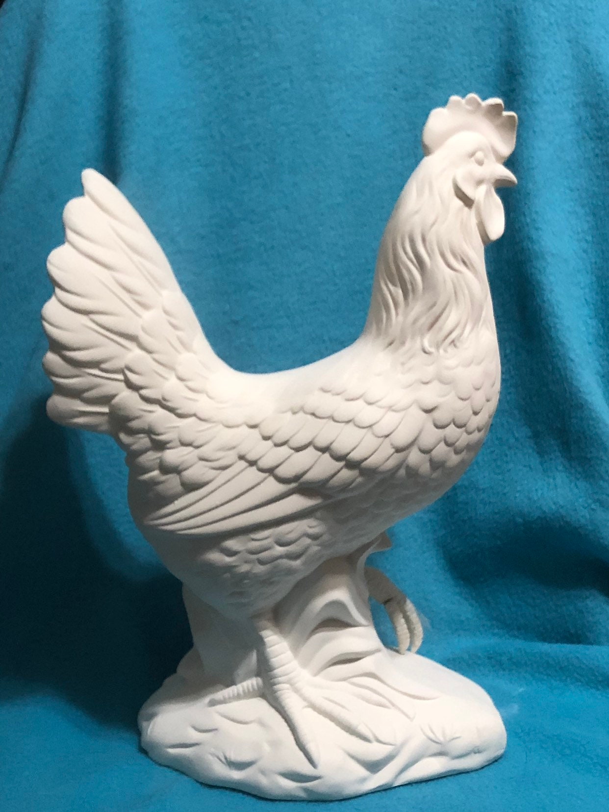 Ceramic Hen in Bisque
