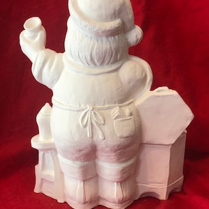 Rare Gare Molds Ceramicist Santa in Ceramic Bisque Ready to Paint by ...