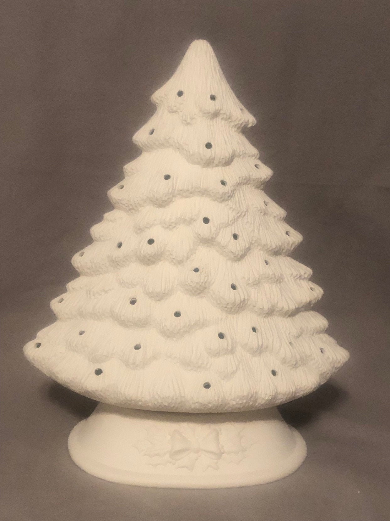 New Clay Magic Mantle Christmas Tree Ceramic Bisque ready to paint