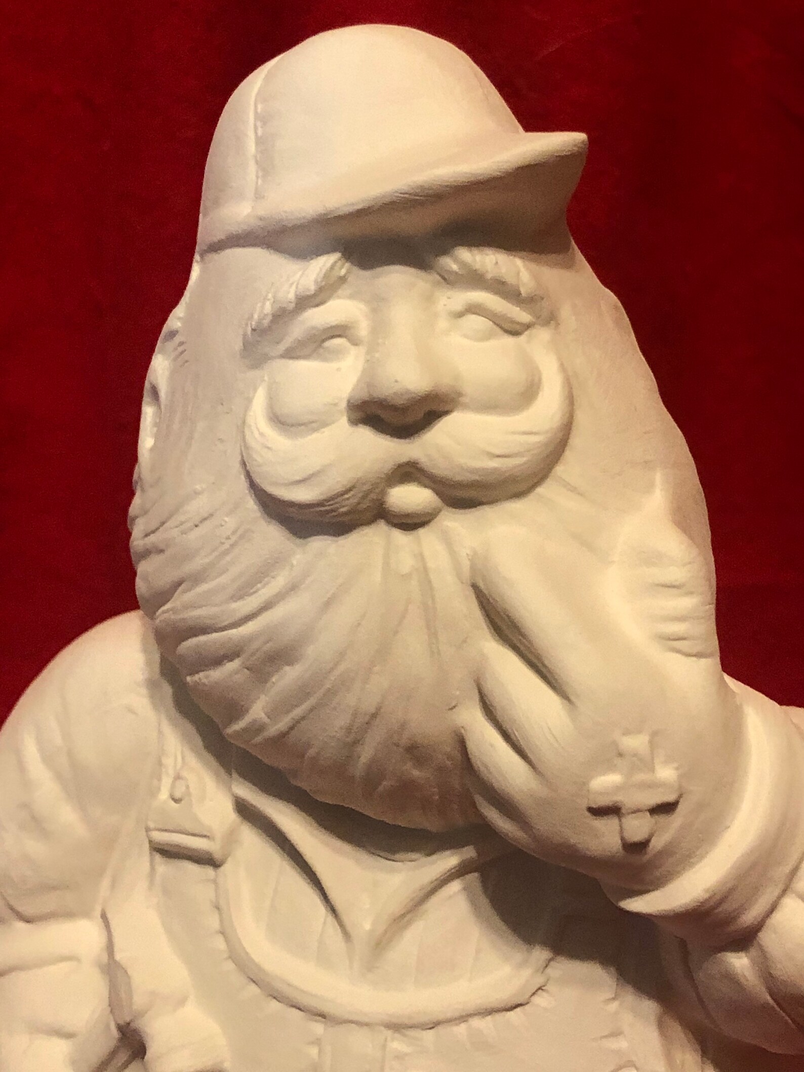 Rare Gare Molds Handy Man Santa in Ceramic Bisque Ready to Paint by ...