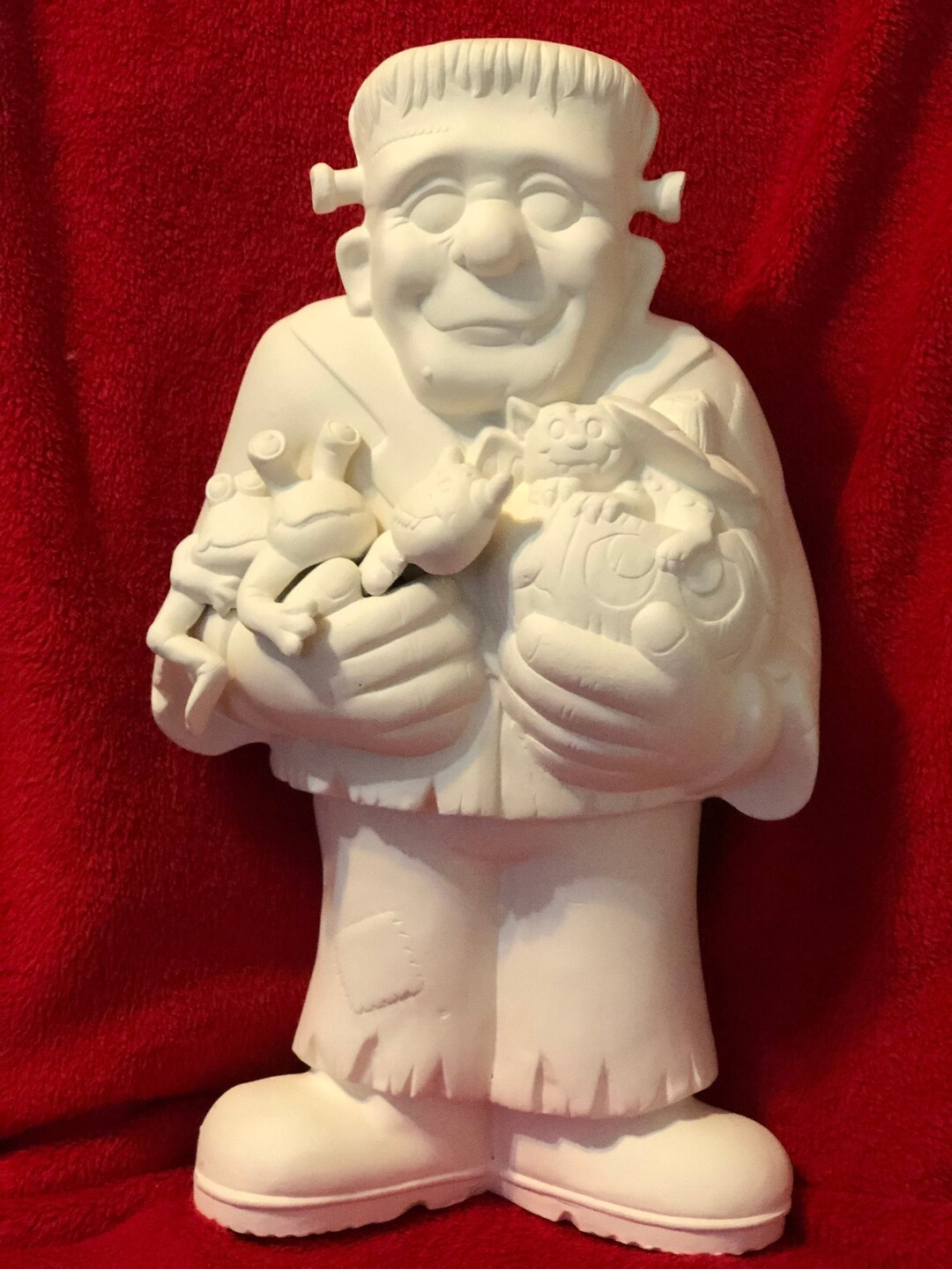 DIY Ceramic Bisque Frankenstein - DIY Ceramic Frankenstein Sculpture ...