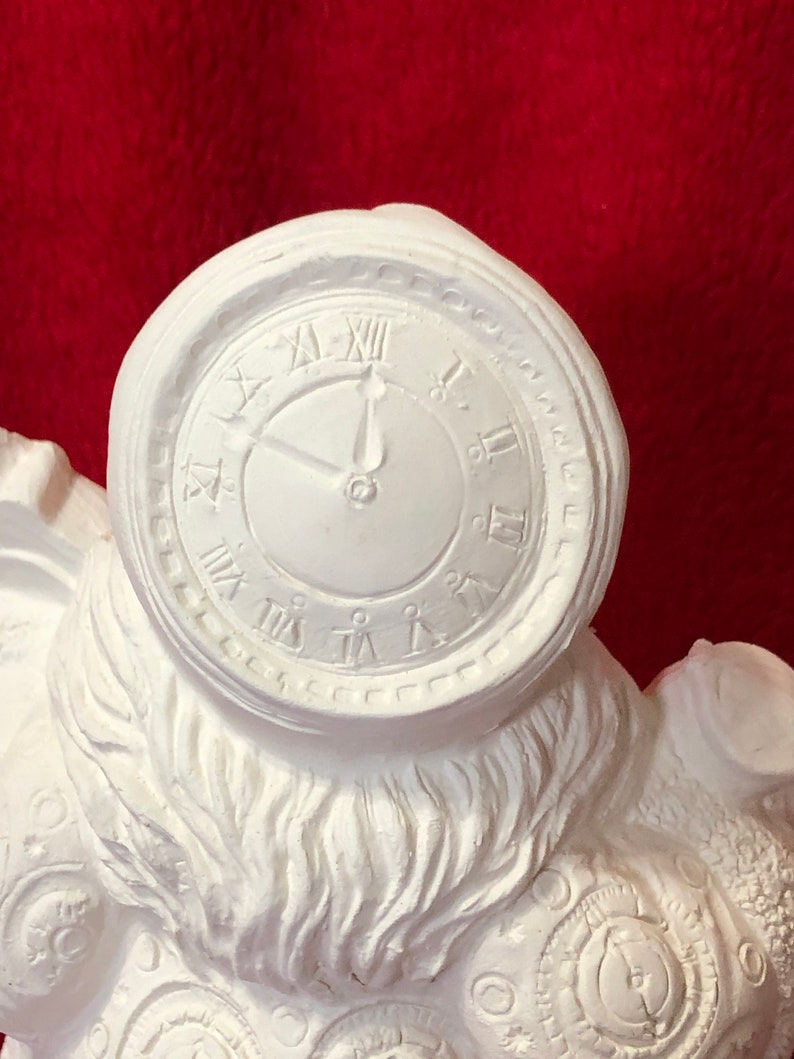 Father Time Santa Claus Ceramic Bisque Ready to Paint | Etsy