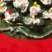 Cramer Molds Green Glazed Christmas Tree With Snow, Multicolor Bulbs ...