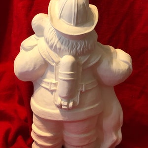 Fireman Santa Ceramic Bisque Ready to Paint by Jmdceramicsart 3008 - Etsy
