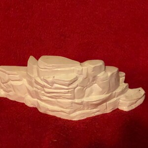 Vintage Ceramic Rock Wall in Bisque Ready to Paint - Etsy