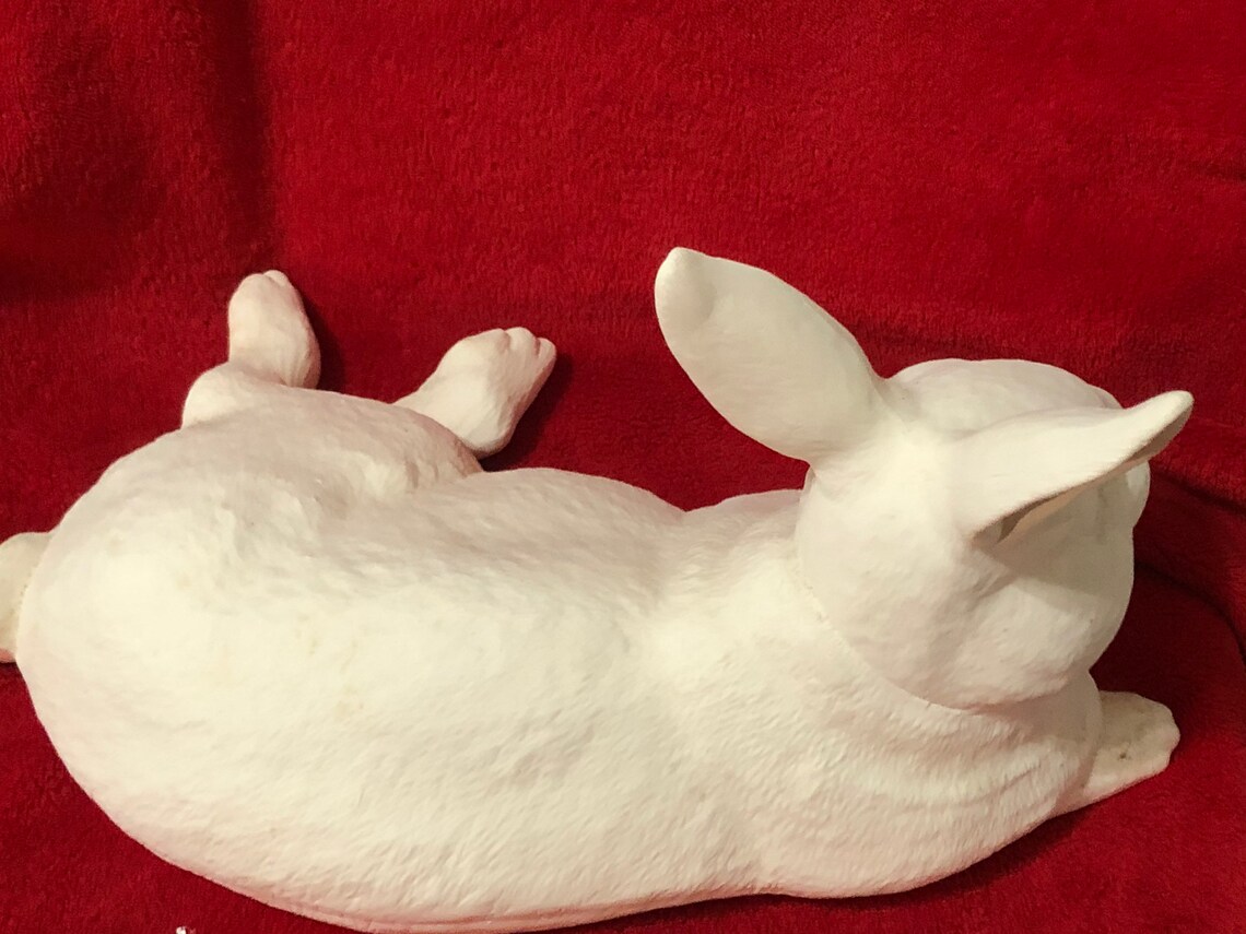Rare Large Rabbit in Ceramic Bisque Ready to Paint - Etsy