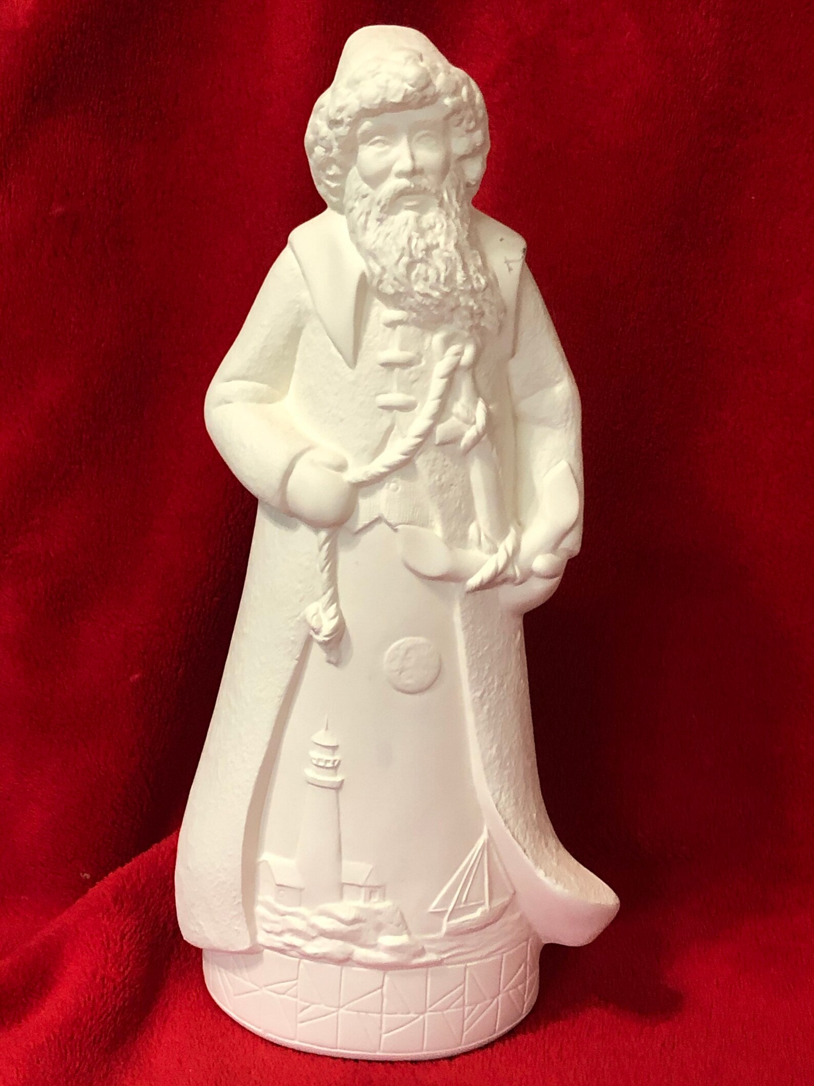 Nautical Santa Claus in Ceramic Bisque Ready to Paint by Jmdceramicsart ...