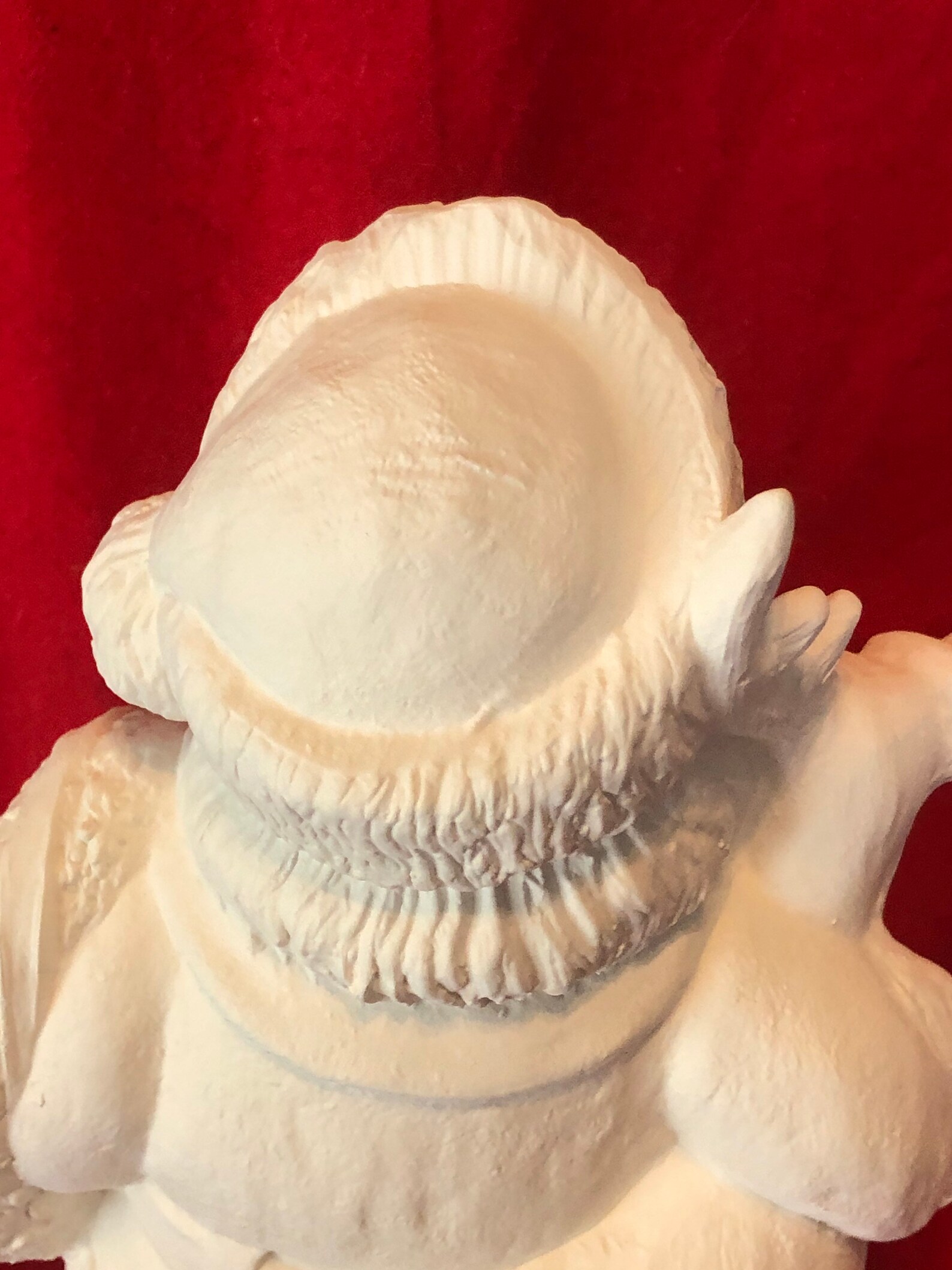 Rare Gare Molds Santa With Deer and Wreath in Ceramic Bisque - Etsy