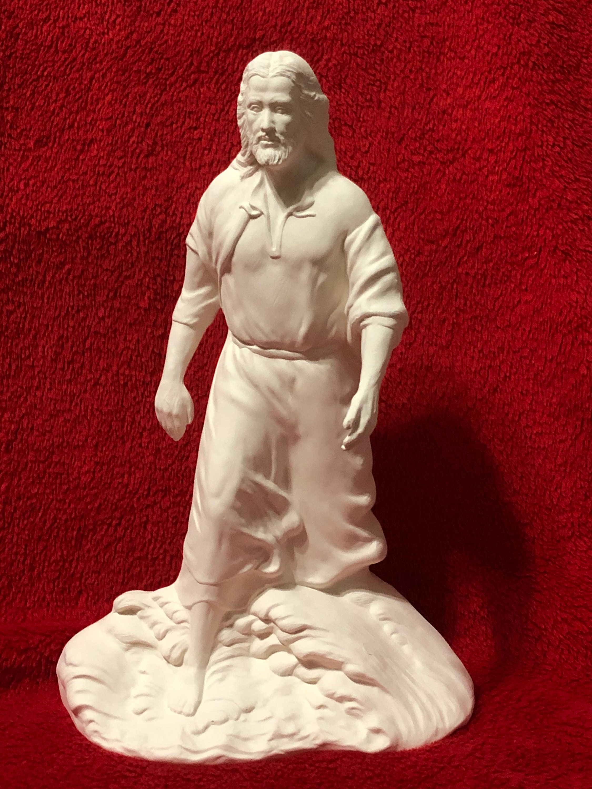 Jesus Walking On Water In Ceramic Bisque Ready To Paint jesus-walking-on-water-in-ceramic-bisque-ready-to-paint
