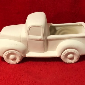 Classic Pickup Clay Magic Truck Diy Ceramic Bisque Ready to Paint by ...
