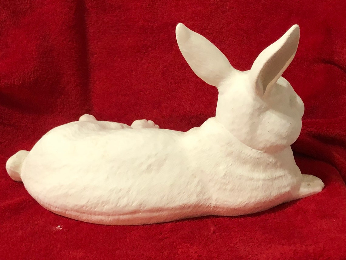 Rare Large Rabbit in Ceramic Bisque Ready to Paint - Etsy
