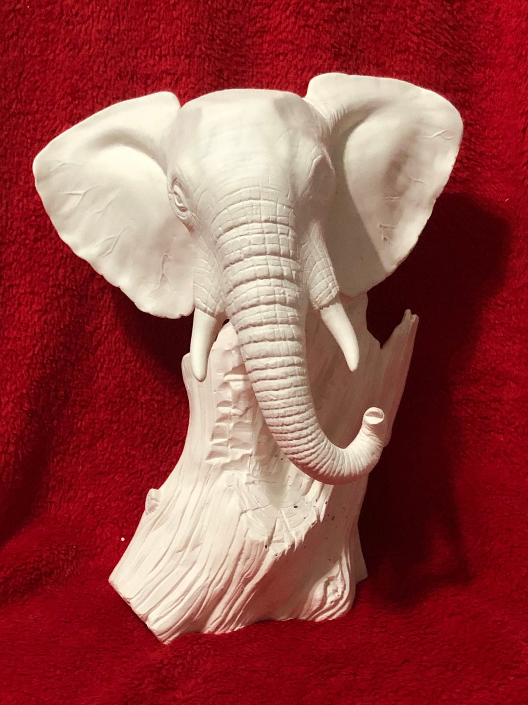 Elephant Decor DIY Ceramic Bisque Elephant Figurine bisqueware ...
