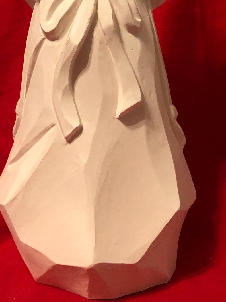 Clay Magic's Hammered Female Pilgrim in Ceramic Bisque Ready to Paint ...