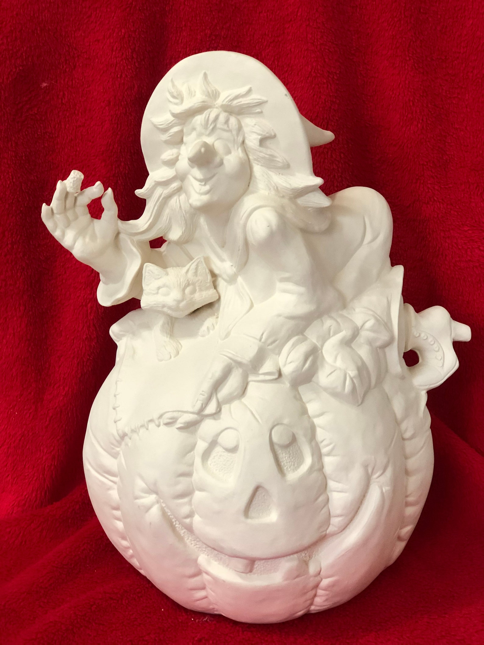 Stitch Witch by Ceramichrome Molds in Ceramic Bisque Ready to Paint by ...