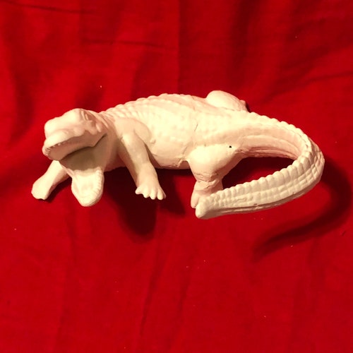 Ceramic Bisque Alligator Ready to Paint - Etsy