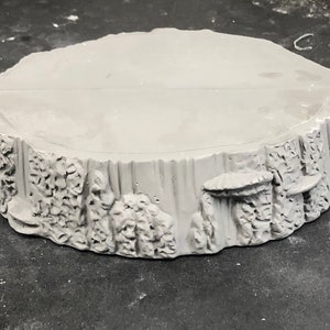 Large Tree Stump Base in Ceramic Bisque Ready to Paint Bisque Pic ...