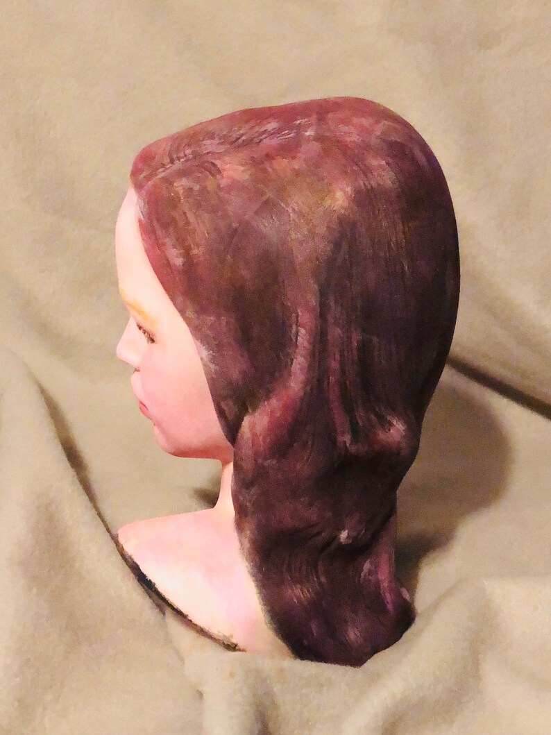 Ceramic Dry Brushed Bust Using Mayco Softee Stains - Etsy