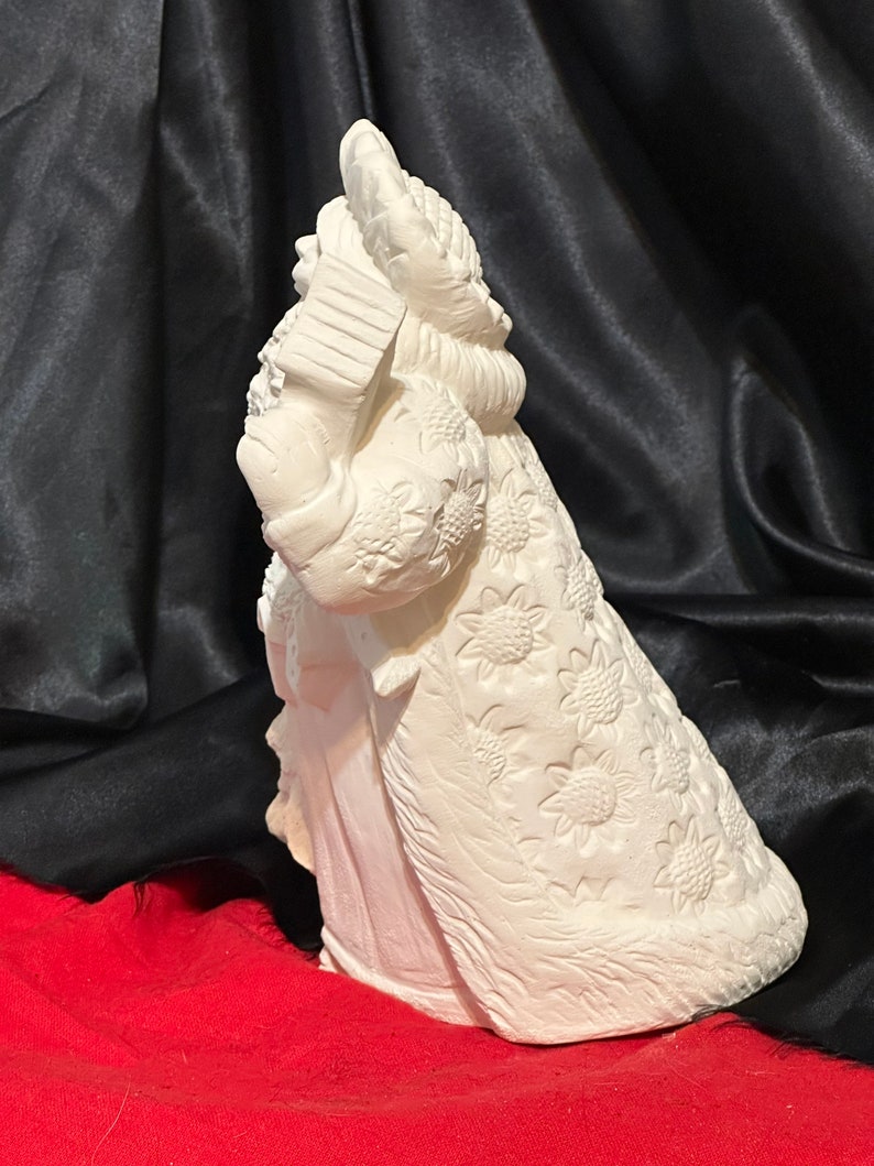 Rare Gare Molds Sunflower Birdhouse Santa in Ceramic Bisque - Etsy