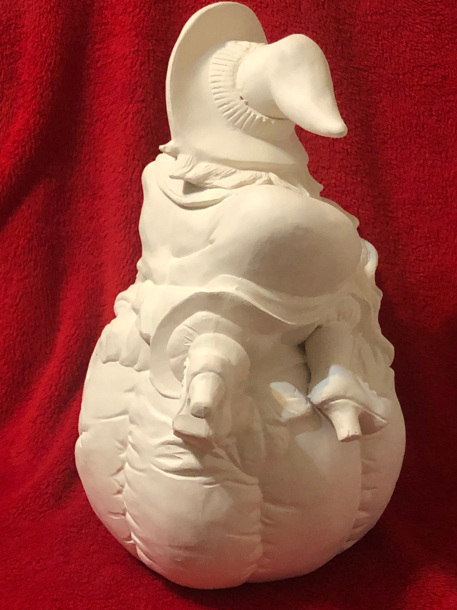 DIY Ceramic Bisque Witch on Pumpkin - Halloween Decoration - Etsy