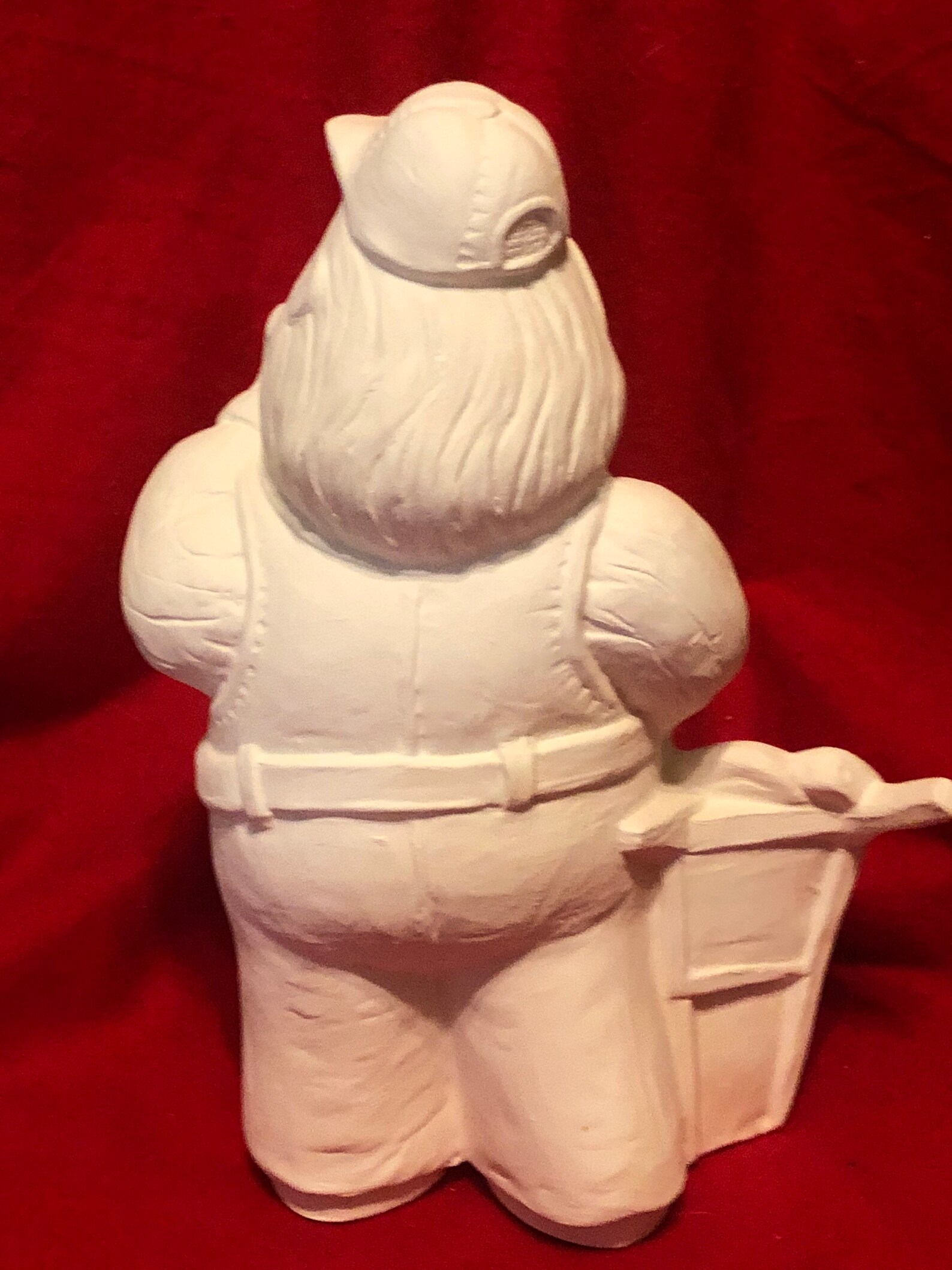 Rare Gare Molds Handy Man Santa in Ceramic Bisque Ready to Paint by ...