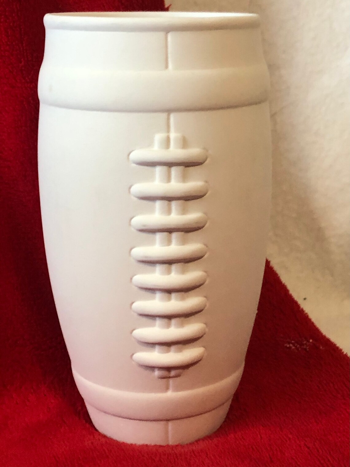 Ceramic Football Mug in Bisque Ready to Paint - Etsy