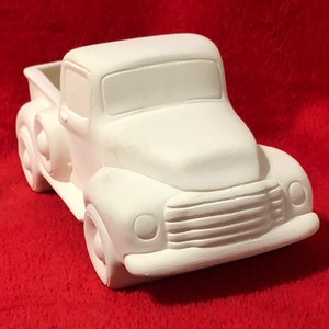 Classic Pickup Clay Magic Truck Diy Ceramic Bisque Ready to Paint by ...